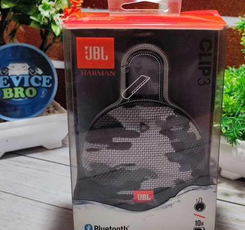 Колонка JBL Clip 3 ND Arctic Camouflage Оригинал