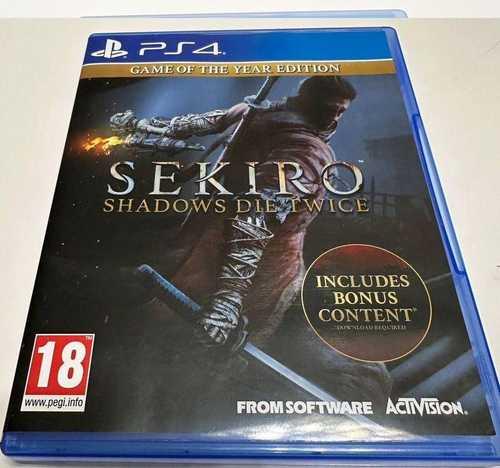 Sekiro Shadows Die Twice PS 4/5 Goty