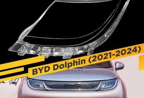 Стекло для фары BYD Dolphin (2021-2014) Левое