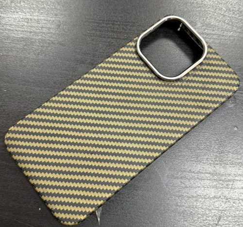 Чехол карбоновый kevlar iPhone 13 про