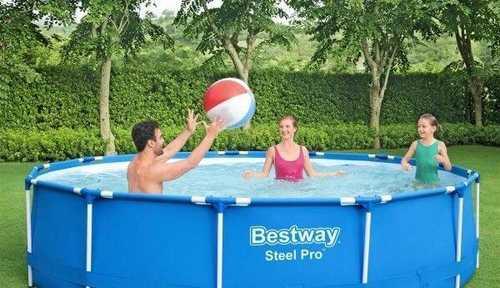 Бассейн каркасный Bestway 396 x 84 см Steel