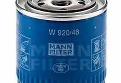 Фильтр масляный W920/48 W920/48 mann-filter