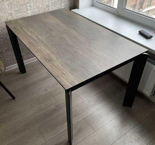 Стол nevada 140 dark OAK CER BK