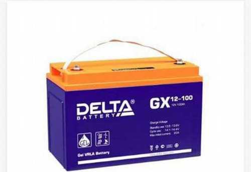 Аккумуляторная батарея Delta GX 12-100 (100А/ч 12v