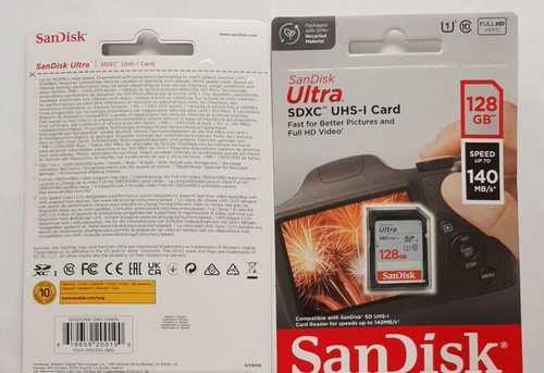 Sandisk sdxc ultra 128GB