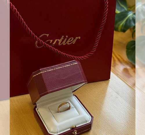 Кольцо Cartier золотое