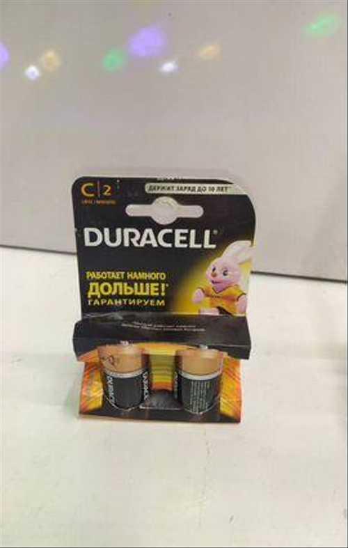 C/2B Батарейка Duracell Basic D LR14 2шт (WY-90429