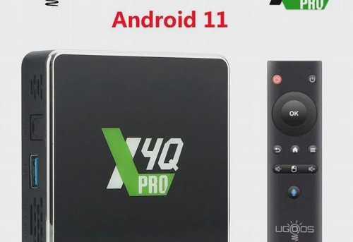 Тв приставка ugoos x4q pro