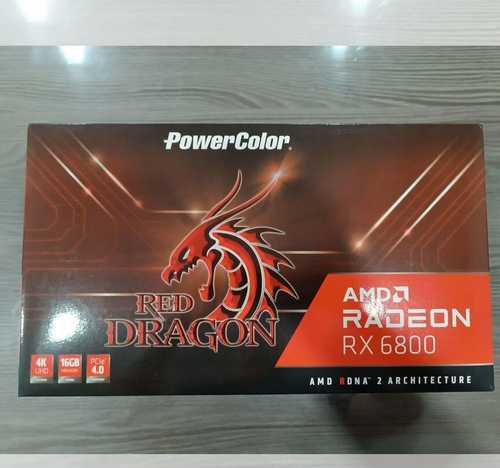 PowerColor RX 6800 Red Dragon 16GB с гарантией