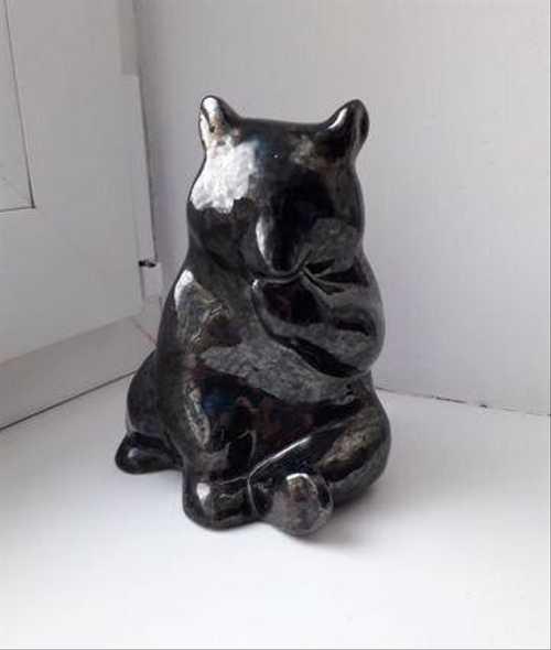Статуэтка Медведь обливная керамика Тбилиси Редко
