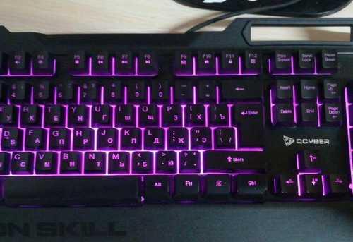 Игровая Клавиатура Qcyber Iron Skill RGB