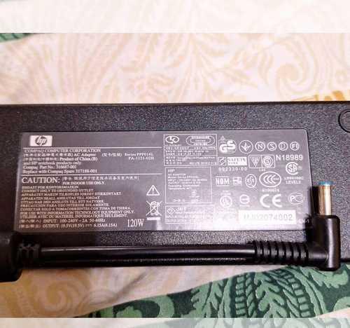 Блок питания для ноутбука HP 19.5v