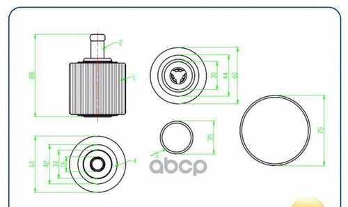 Фильтр масляный AMD.FL124 AMD