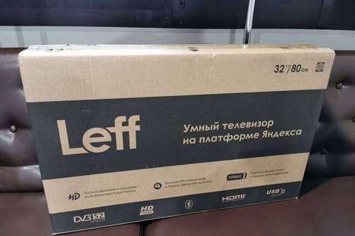 Новый 32" Smart TV leff 32H520T Яндекс. тв