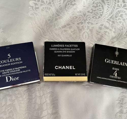 Тени для век Chanel,Dior,Gerlen