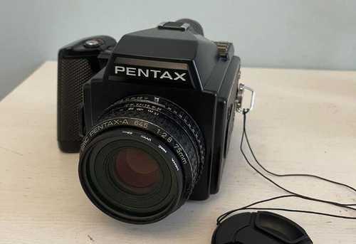 Фотоаппарат Pentax 645 + Pentax-A 645 1:28 75mm