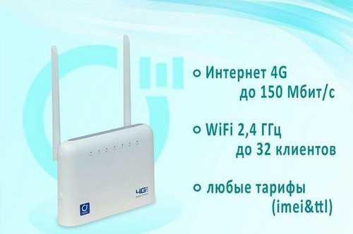 Маршрутизатор olax 7ProSmart 4G + WiFi 32 клиента
