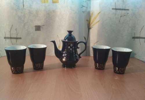 Чайник со стаканами СССР
