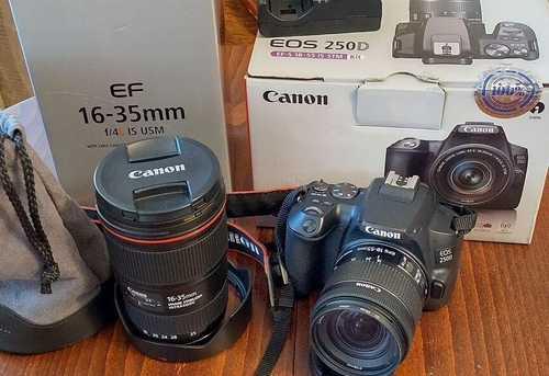 Цифровой фотоаппарат canon EOS 250D(kit)