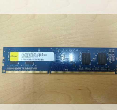 Оперативная память Elixir DDR3 1GB