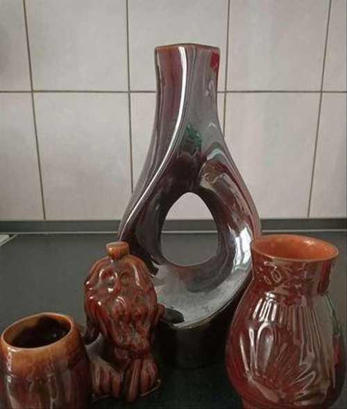 Винтажные вазы, керамика, СССР
