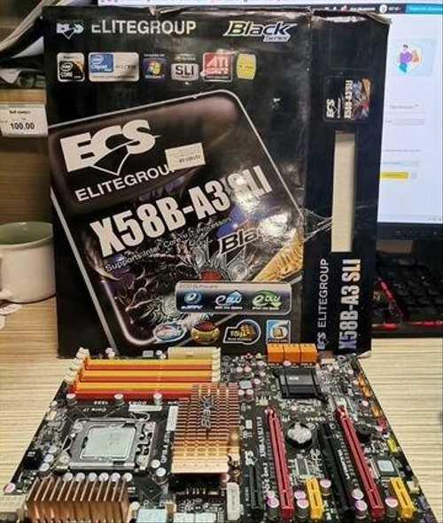 Материнская плата LGA 1366 Elitegroup X58B-A3 SLI