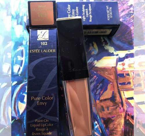 Жидкая помада Estee Lauder matte 102 Bronze leaf