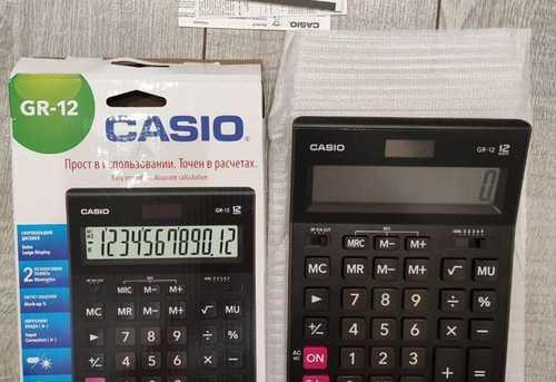 Калькулятор casio GR-12 и citizen correct d-314