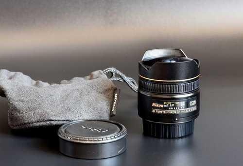 Объектив Nikon 10.5 mm f/2.8 G ED DX Fisheye