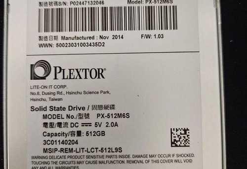 Plextor SSD PX-512M6S SATA