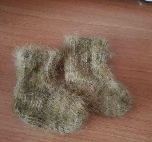 Носки детские из собачей шерсти