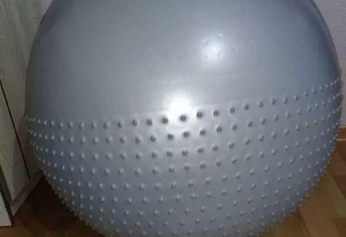 Мяч гимнастический массажный (65см, с насосом)