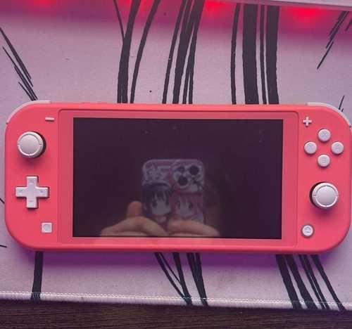 Приставка nintendo switch lite 32 gb розовая