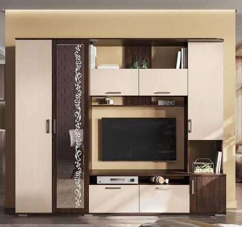 Стенка горка в гостиную Софи 2,3м