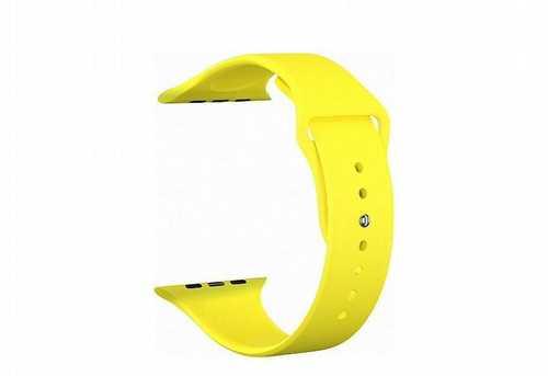 Ремешок силиконовый для Apple Watch 40мм, желтый