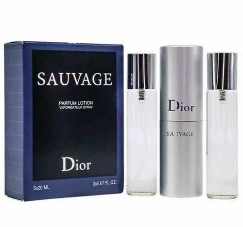 Christian Dior Sauvage, edp., 3*20 ml