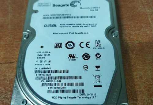 Жесткий диск Seagate 500Gb 2,5