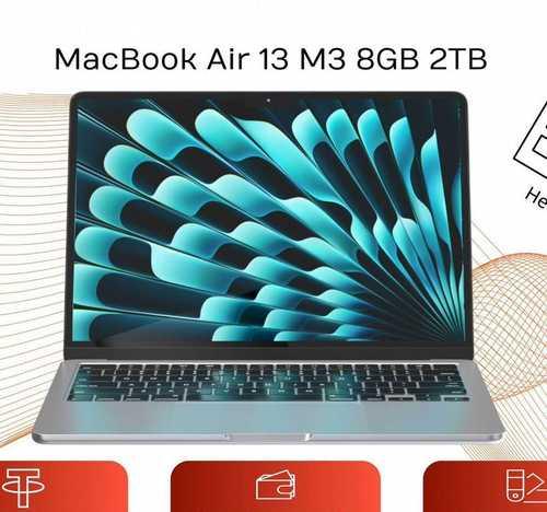 MacBook Air 13 m3 8gb 2tb Русская раскладка