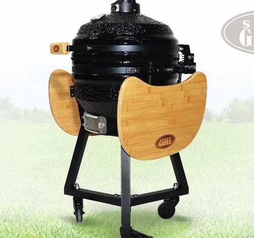 Керамический гриль Start Grill PRO черный, 39,8 см