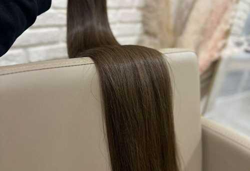 Волосы для наращивания 70 см славянка шоколад