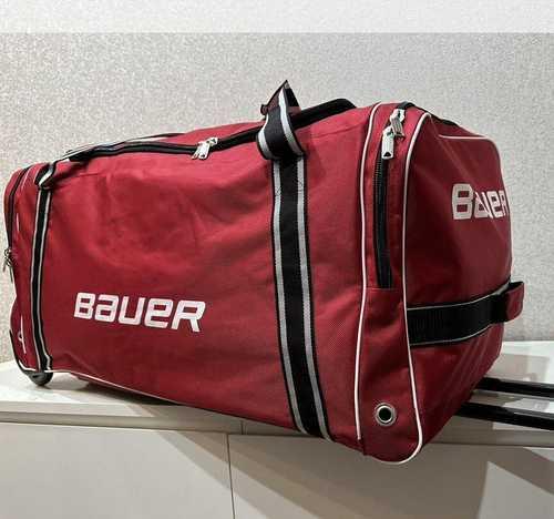 Хоккейный баул bauer 36 красный sr