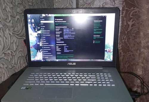 Игровой ноутбук Asus N752V