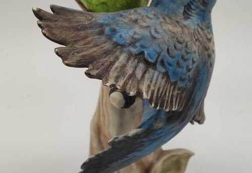 Попугаи фарфоровая статуэтка фигура фарфор птица