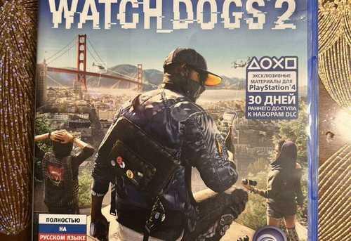 Диск на ps4. Watch dogs 2