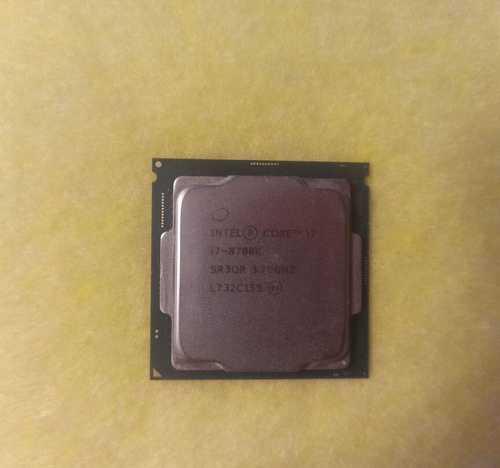 Cpu intel core i7 8700k (3.70GHZ)