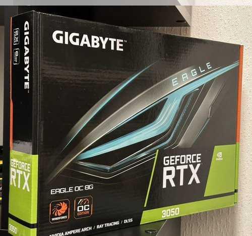 Видеокарта gigabyte RTX 3050(новая)