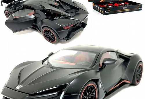 Металлическая машинка Люкан Lykan Hypersport black