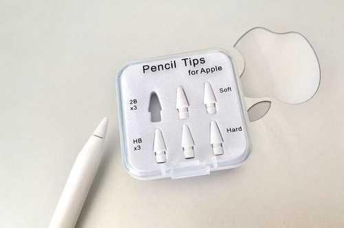 Наконечники Apple Pencil 1-го 2-го поколения