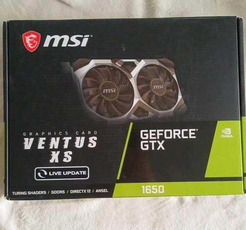 Видеокарта gtx 1650 4gb