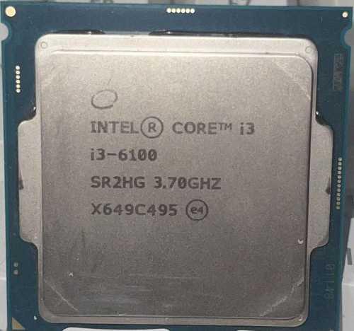 Процессор intel core i3 6100